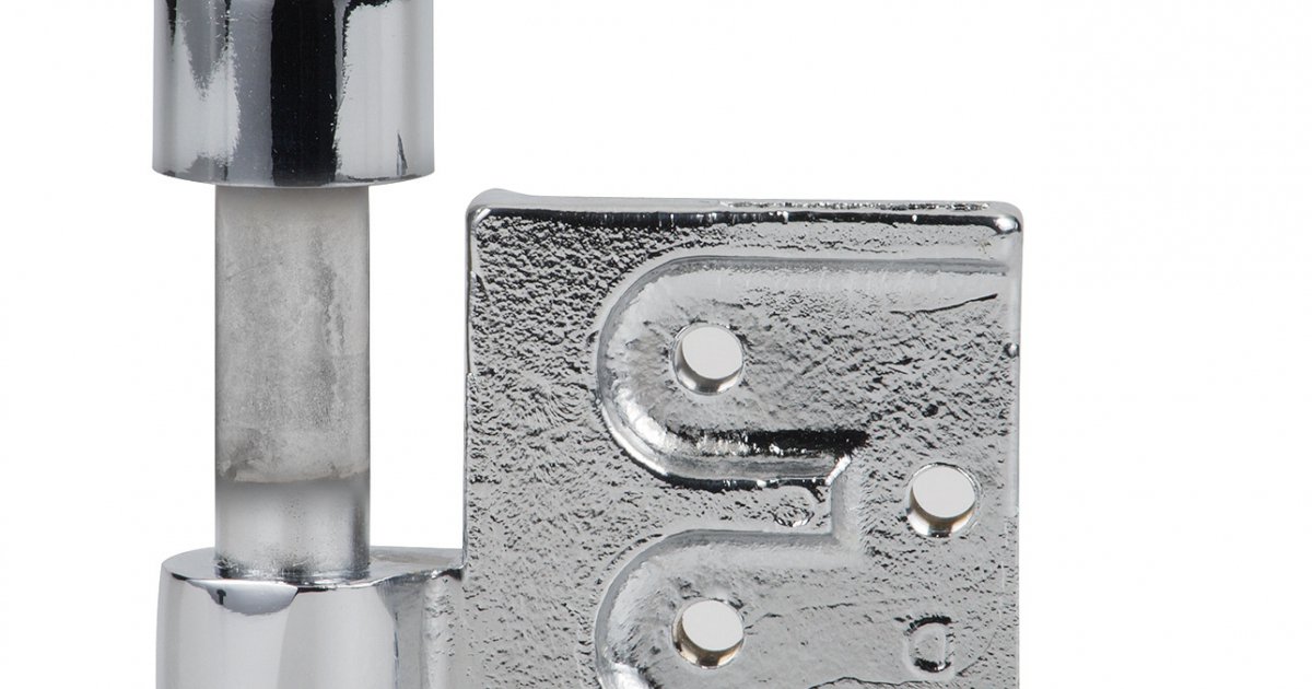 Fiches à entailler pour huisserie métallique, gauches - Paumelles ...